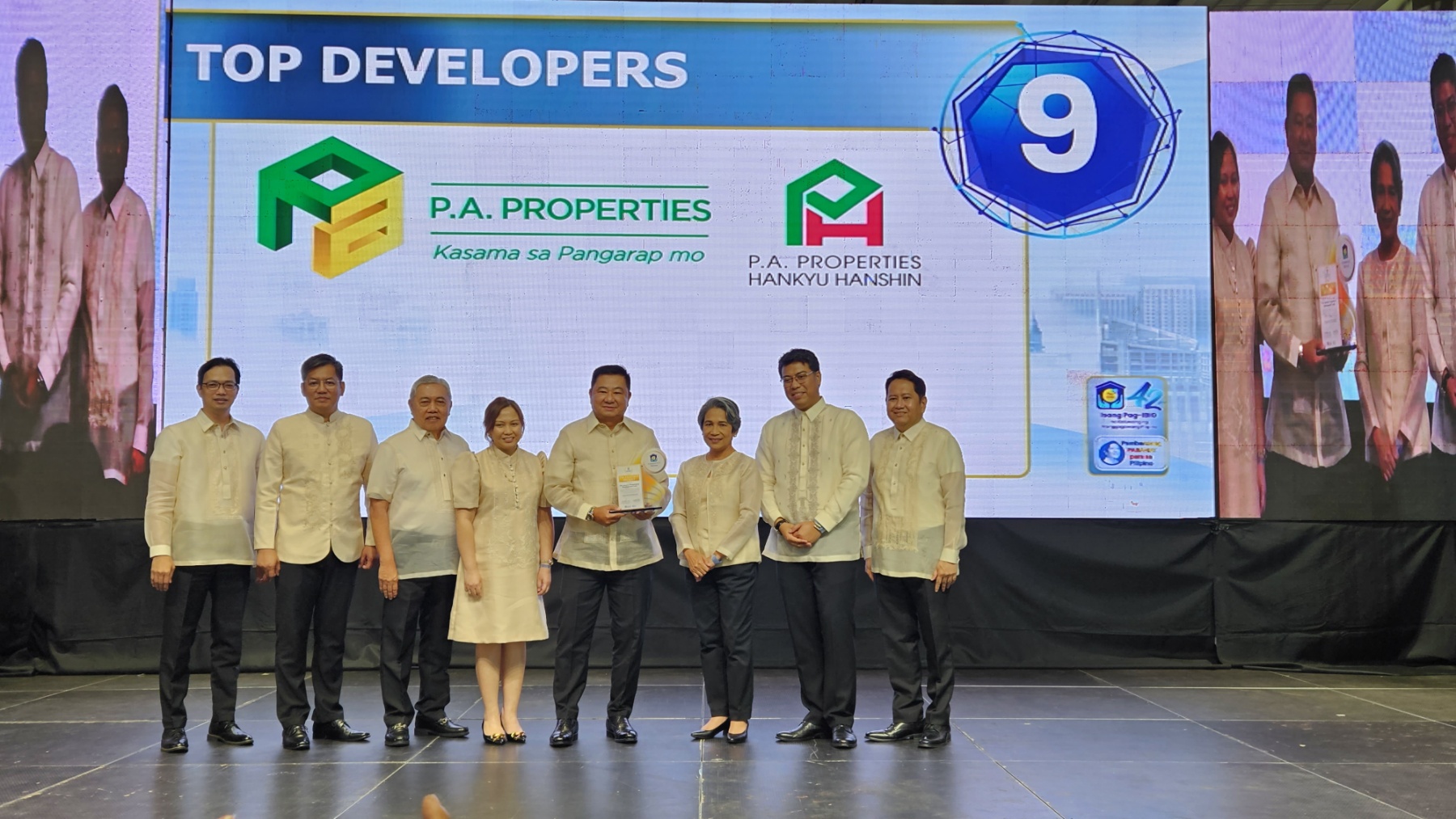 Pag-IBIG Fund recognizes P.A Properties as one of the top 10 developers ...